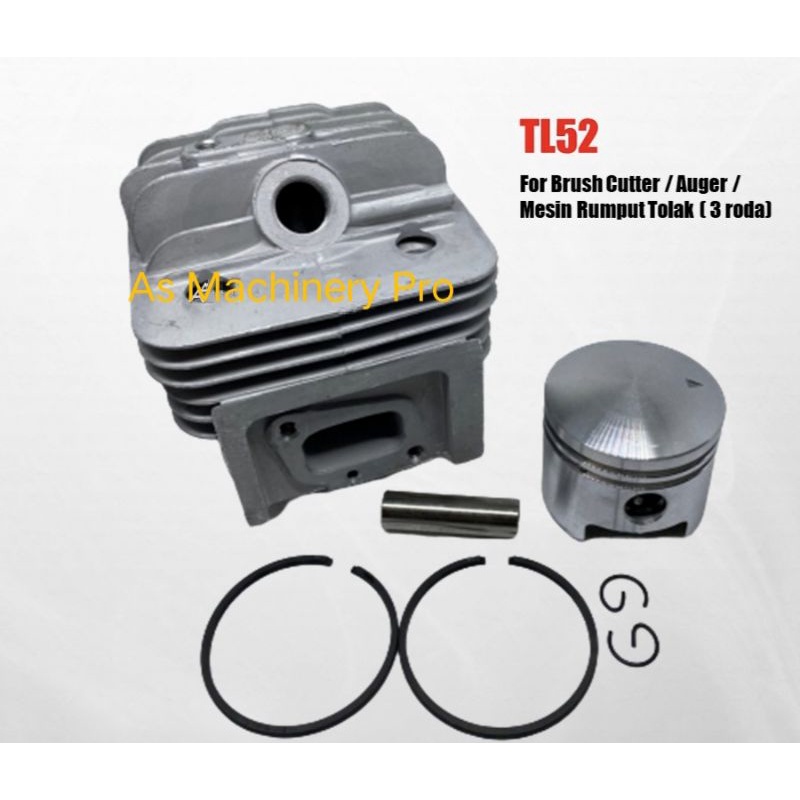 （Ready Stock) Brush Cutter TB52 Cylinder Block+Piston+Ring Mesin Rumput TL52 | Shopee Malaysia