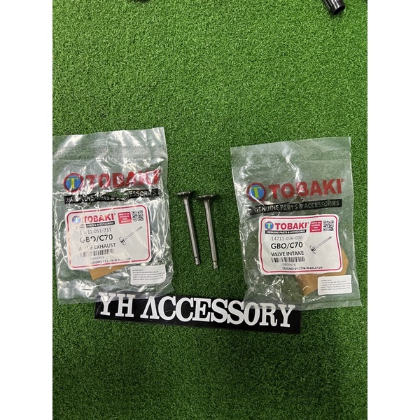 valve exchaust//valve intake GBO,C70 TOBAKI(2pcs) | Shopee Malaysia