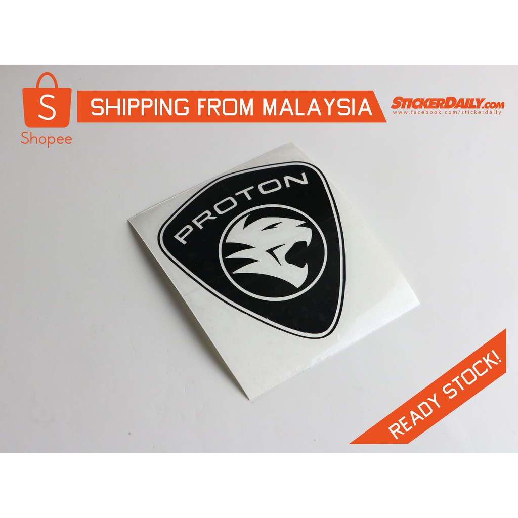 Proton Logo Cut Out Sticker Vinyl | Shopee Malaysia