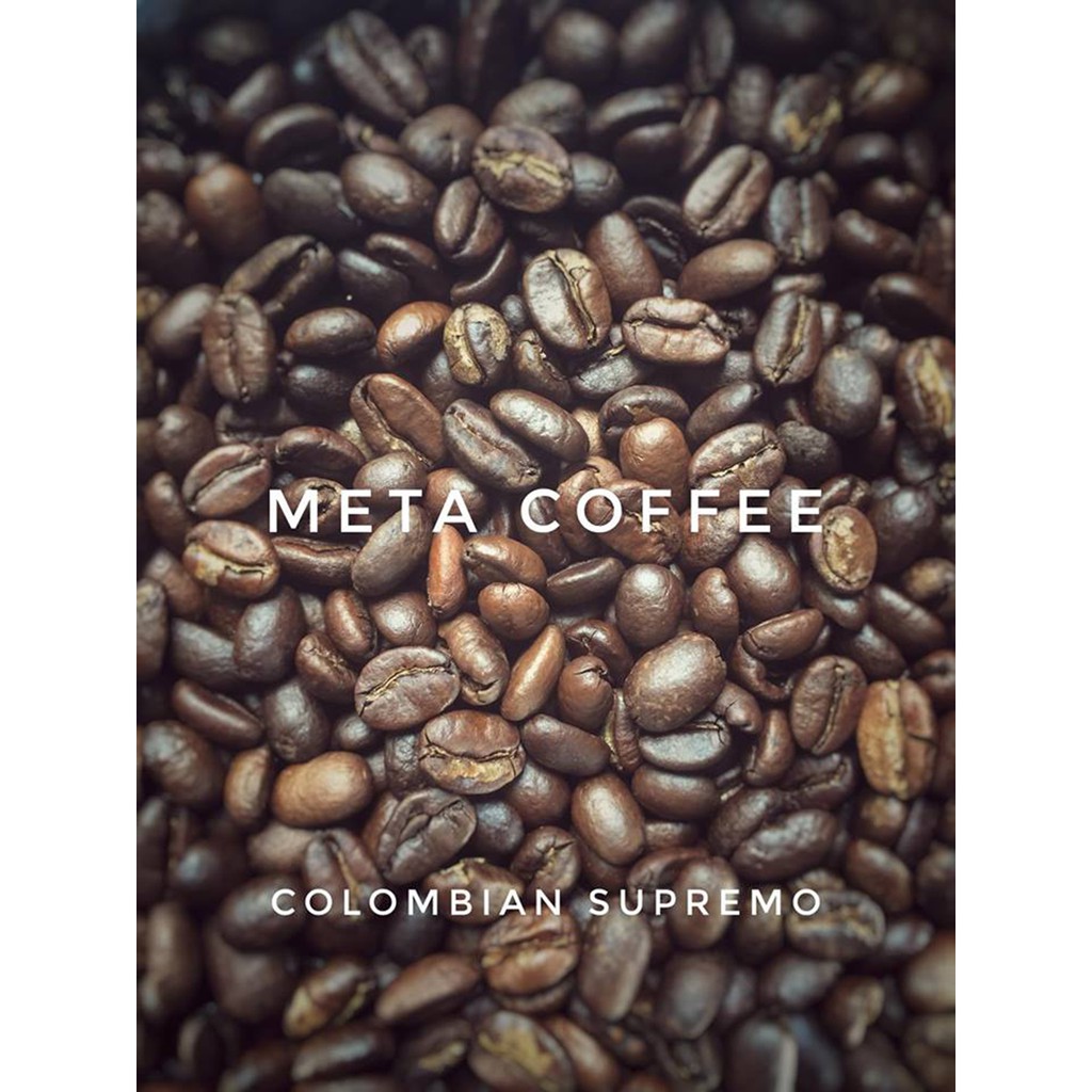 META Coffee Colombian Supremo 17/18 Medium Roasted Coffee Beans 250g ...