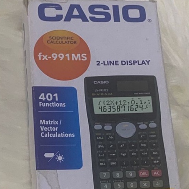 ORIGINAL NEW Casio Scientific Calculator/kalkulator FX-991MS, matrix ...