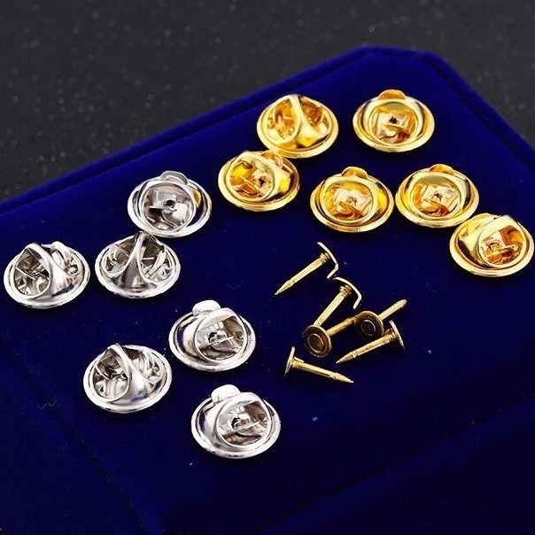 20 pcs - Tie Tack pin/ Squeeze Tack Pins / Brooches Clutch pin/ Butterfly Pin tack buckle ...