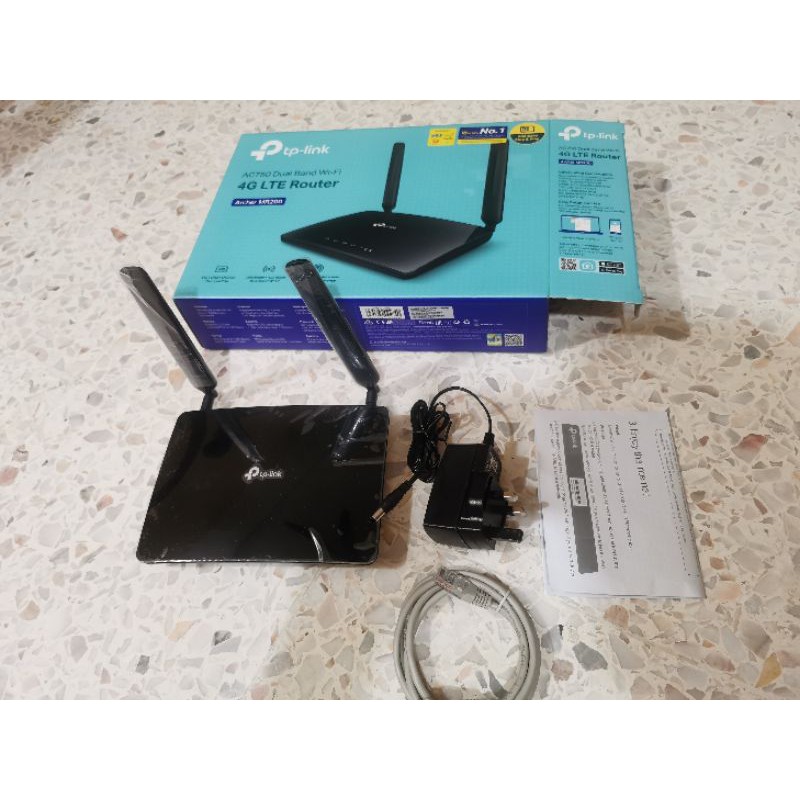 TP-link Archer MR200 AC750 Wireless Dual Band Wi-Fi 4g LTE Router ...
