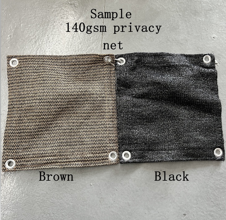 140gsm 2m/3m/4m Brown Privacy Net Shade Net Anti UV Shade Fence Sun ...