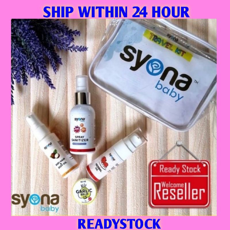 BABY TRAVEL KIT SYONA 🔥SET COMBO JIMAT🔥OFFER SET🔥 | Shopee Malaysia