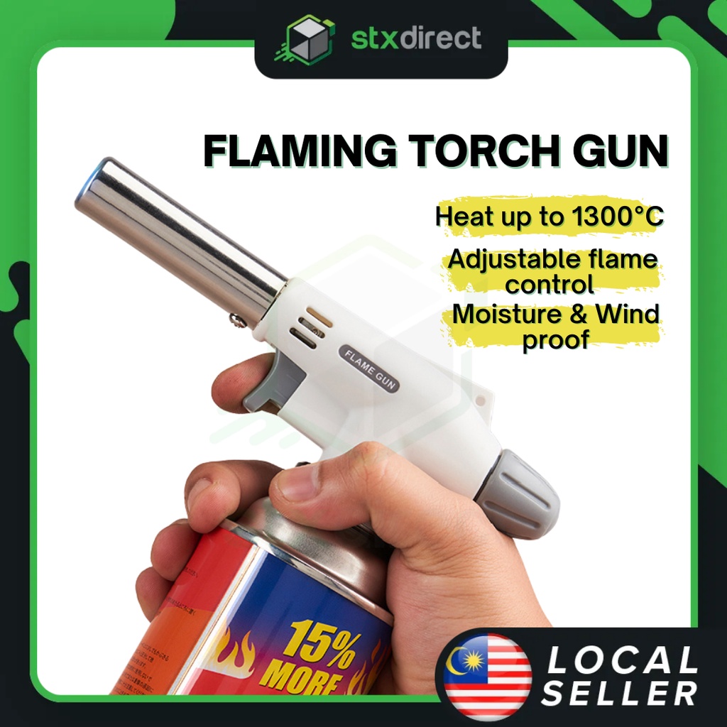 Multipurpose Flame Gun Mini Blowtorch for Kitchen Camping Outdoor ...