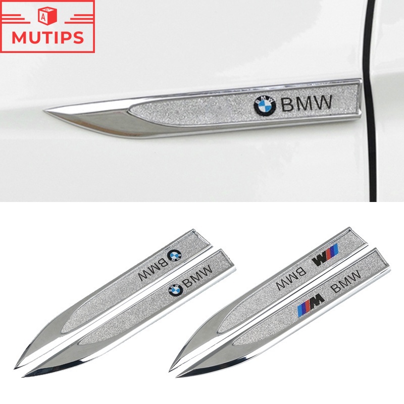 BMW 2Pcs Car Body Metal Side Fender Stickers For G20 F30 E60 E46 E90 ...