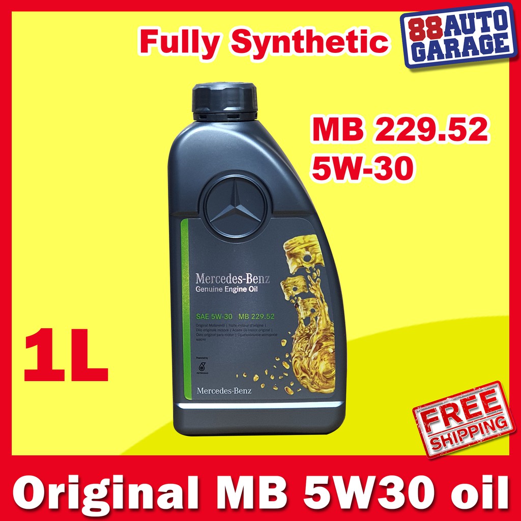 Original Mercedes Benz MB 229.5 5W40 0r MB 229.52 5W30 1L Fully ...