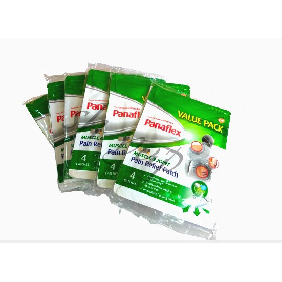 6 unit x Panaflex Muscle Pain Relief Patch 4's 肌肉酸痛止痛贴 4's** Exp- 09/25 ...