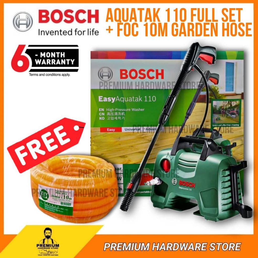 BOSCH AQUATAK 110 High Pressure Cleaner Water jet Waterjet Machine Car ...
