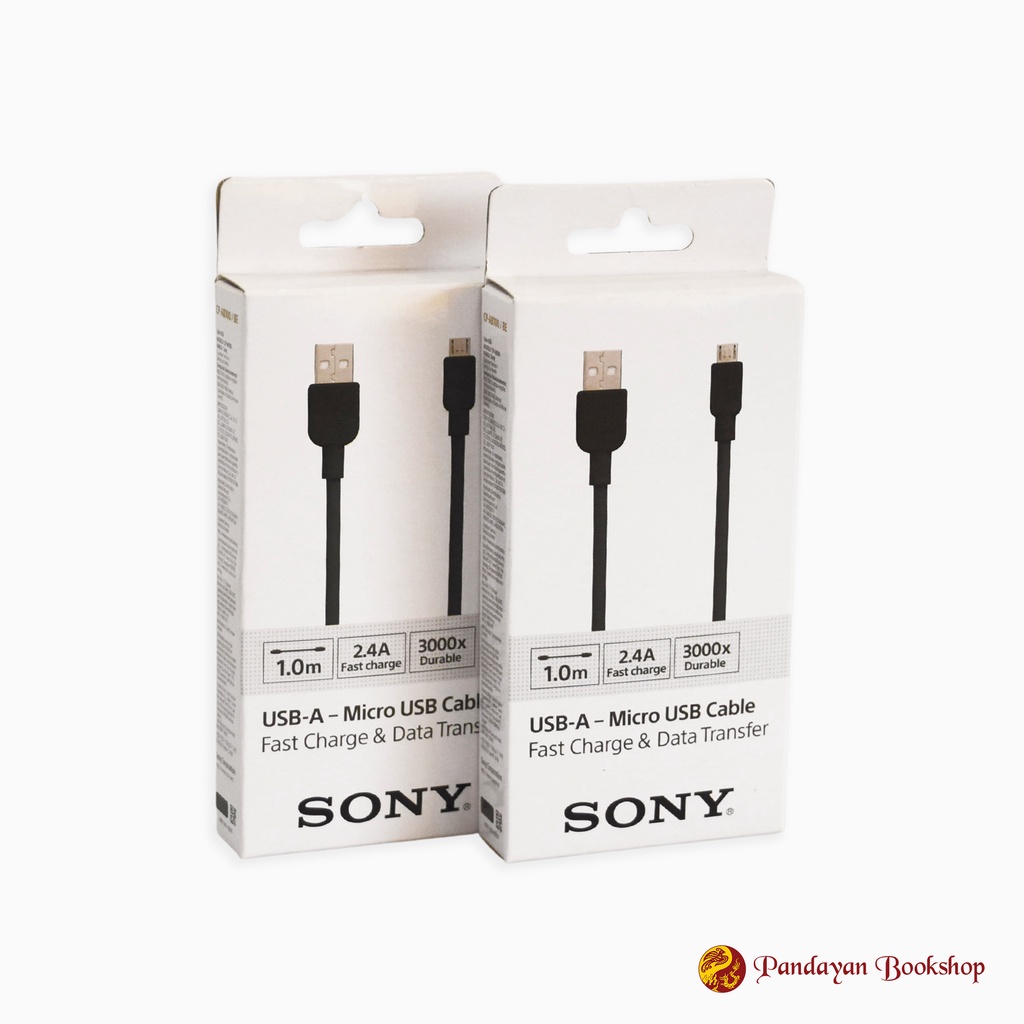 Sony Micro Usb Cable (Usb-A 1.0 M2.4a Fast Charge 3000x Durable ...