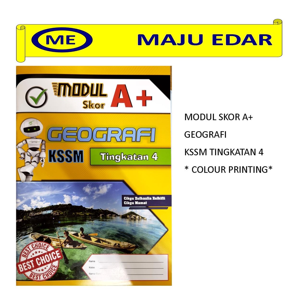 MODUL SKOR A+ GEOGRAFI KSSM TINGKATAN 4/5 | Shopee Malaysia