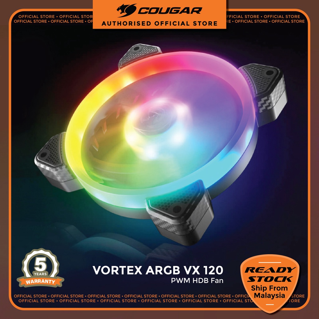 COUGAR Vortex VX 120 PWM HDB fan 1pc/3pc Fan Set | Shopee Malaysia