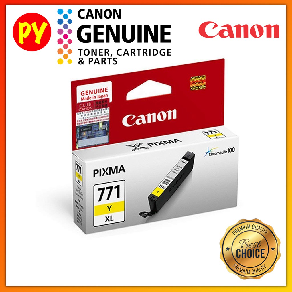 Canon CLI-771 XL Yellow Original Ink Cartridge CLI771 CLI 771 XL For ...