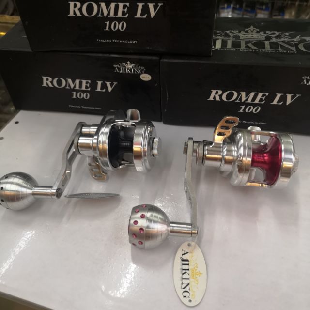 AJIKING ROME LV 100 FISHING REEL | Shopee Malaysia