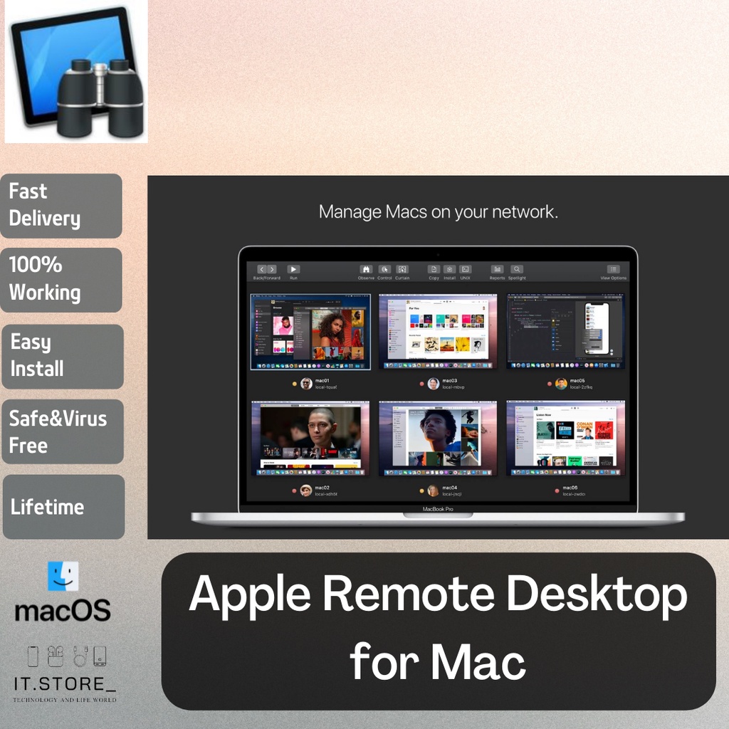 Apple Remote Desktop 3.9.5 Lifetime for Intel and M1 Chip Apple ...