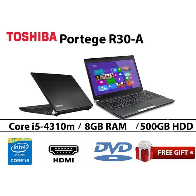 Toshiba Portege/Core i5-4th gen/ 8GB RAM/ 500GB HDD /13.3 INCH | Shopee ...