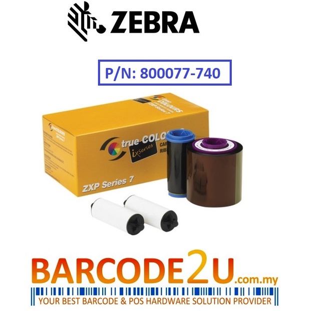 Zebra ZXP Series 7 YMCKO ribbon (800077-740) | Shopee Malaysia