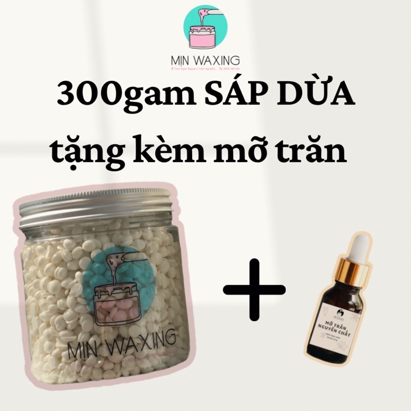 Premier COCONUT WAX (300g) with free python fat | Shopee Malaysia