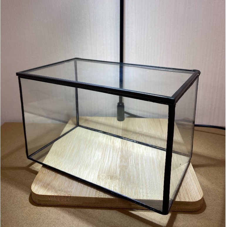 [Ready Stock] Rectangular Glass Box 17cm x 10.3cm x 10.7cm Terrarium ...