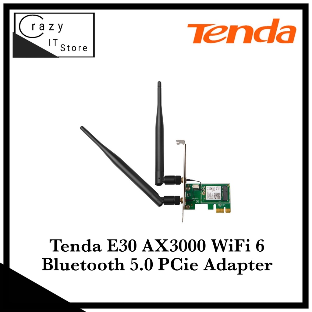 Tenda E30 AX3000 Wi-Fi 6 Bluetooth 5.0 PCIe Adapter | Shopee Malaysia