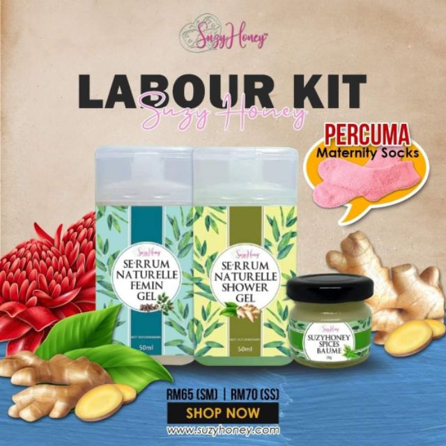 🍃Labour Kit Suzyhoneyherbs 🍃 | Shopee Malaysia