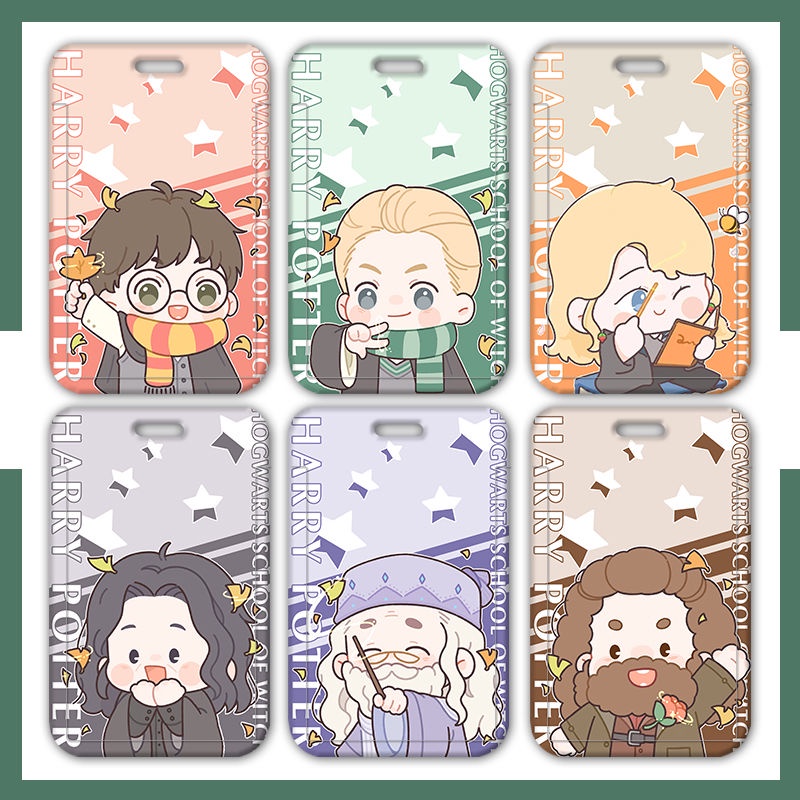 Q Version Harry Potter DIY Student Id Card Case Campus Access Card ...