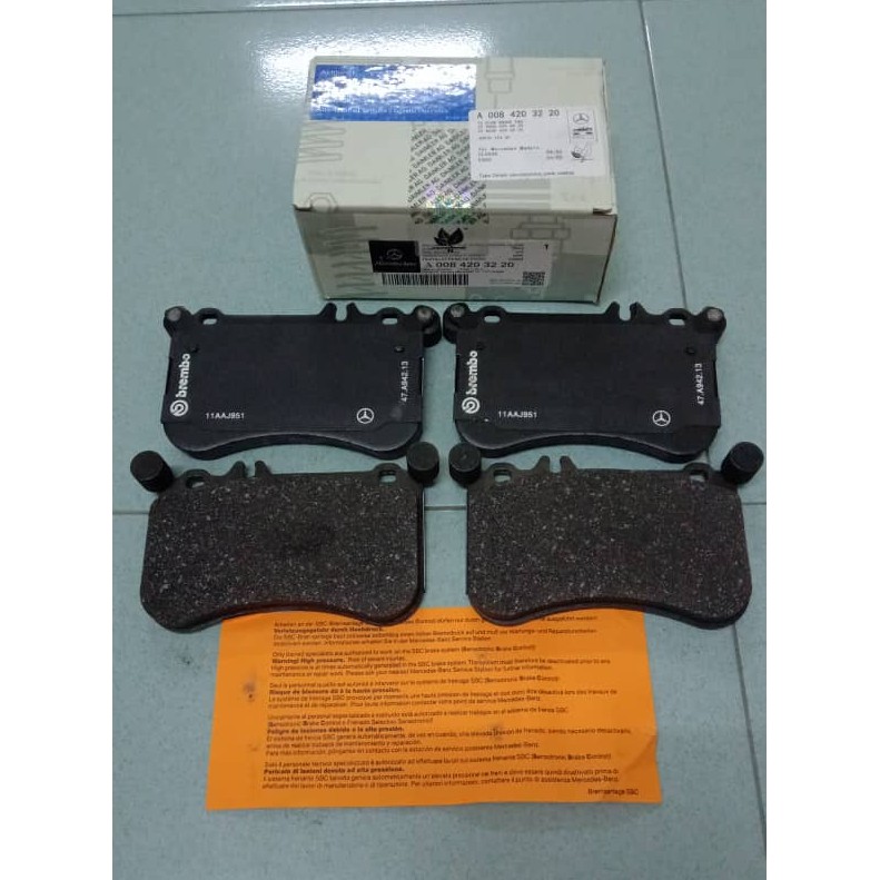 0084203220 BRAKE PAD FRONT MERCEDES W176 A45 AMG CLA 45 GLA 45 | Shopee ...