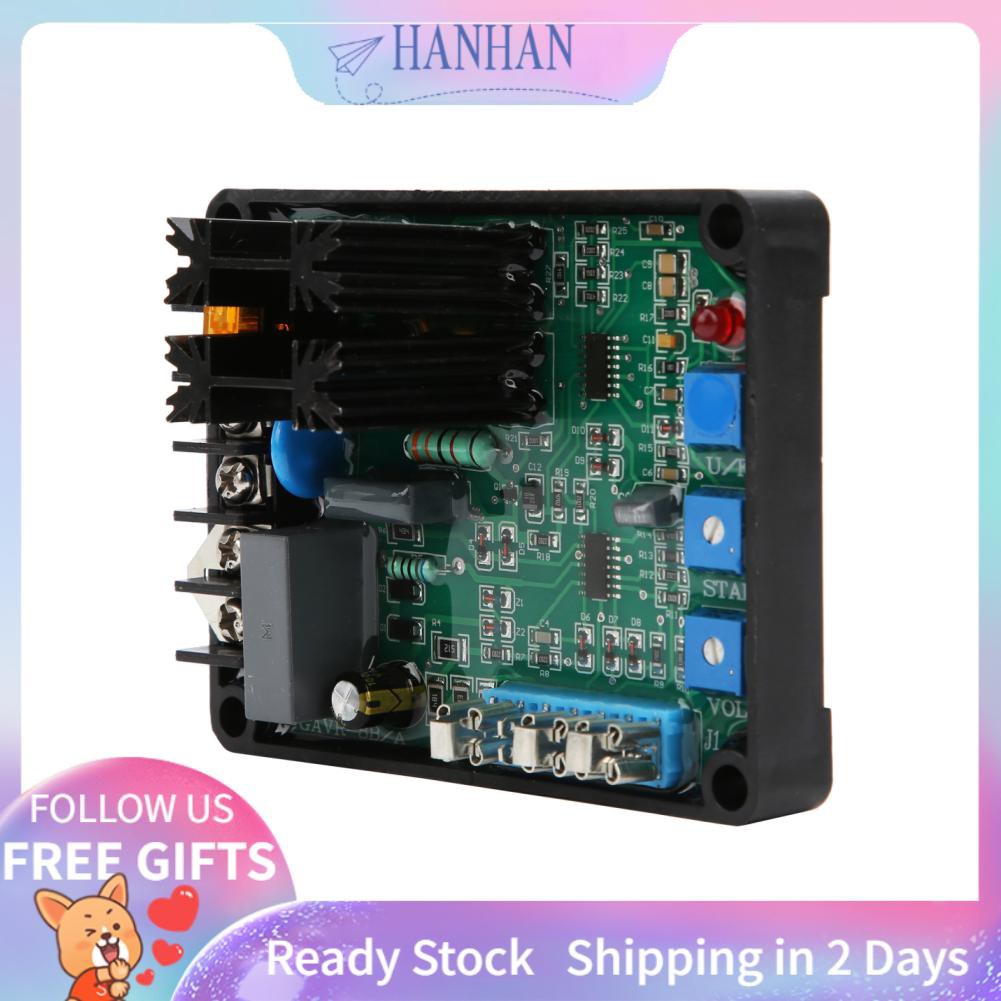 HANHAN Generator Automatic Voltage Regulator Board Brushless Excitation AVR Module Stabilizer ...