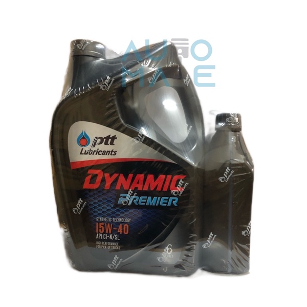 PTT Dynamic Premier Light Duty Diesel Engine Oil Semi-Syn CI-4 SAE 15W ...