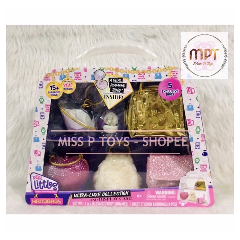REAL LITTLES Handbags Ultra-Luxe Collection and Display Case | Shopee ...