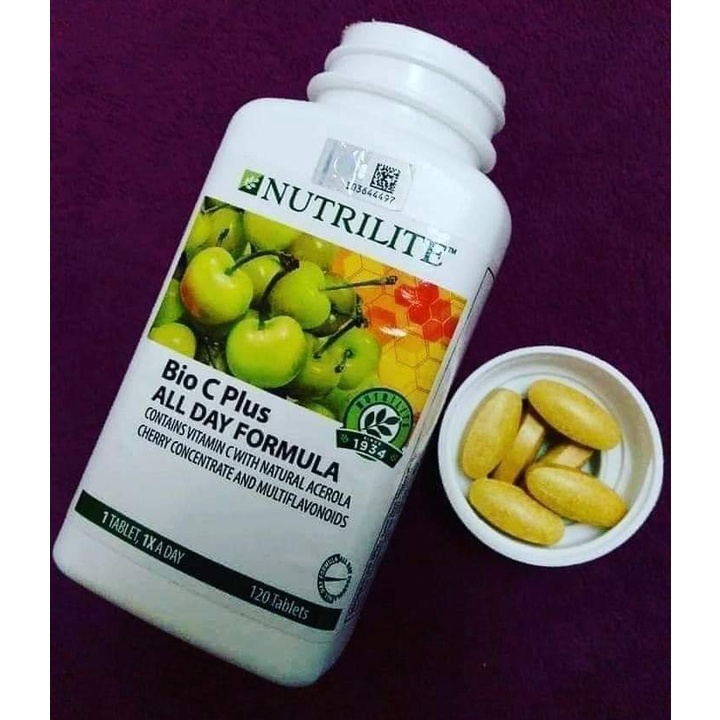 🔥NUTRILITE Bio C Plus All Day Formula Vitamin C (60 tab) / (120 tab ...