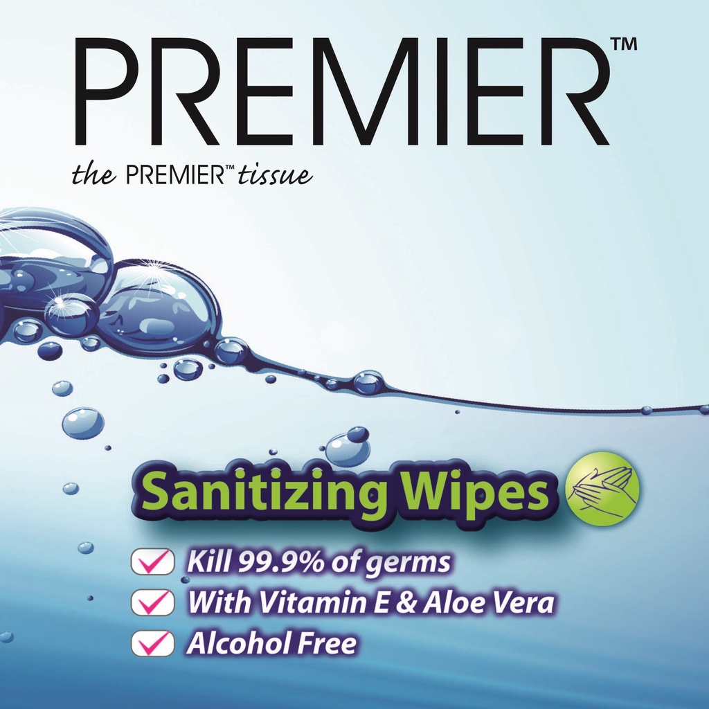 Premier Antibacterial Wet Wipes (50's) | Shopee Malaysia