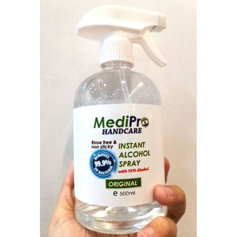 MediPro Handcare Instant Alcohol Spray For SURFACE AND HAND [75% ...