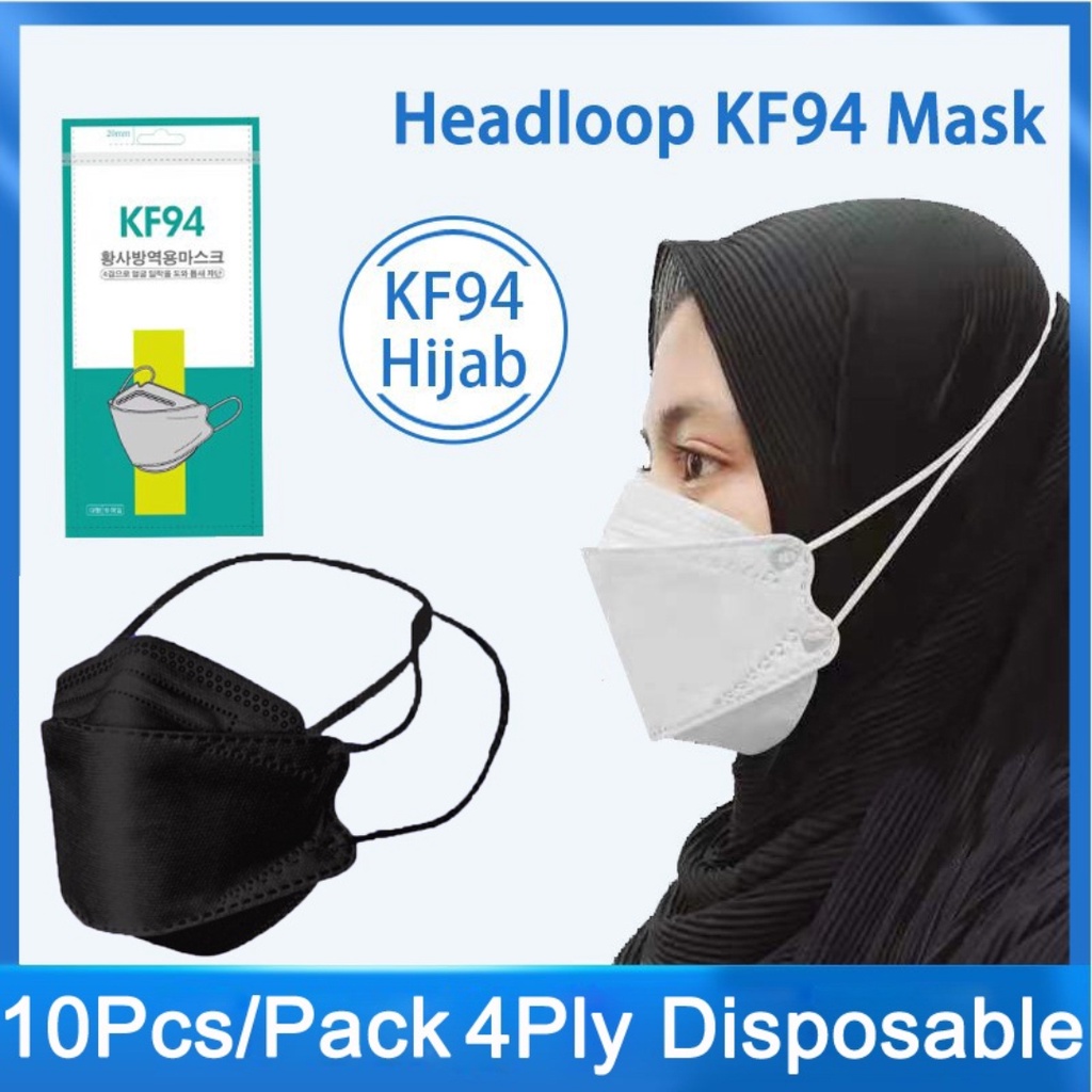Ear/Headloop Face Mask Mulut A Mask 4 Ply Mask Face Mask KF94 Mask KF ...