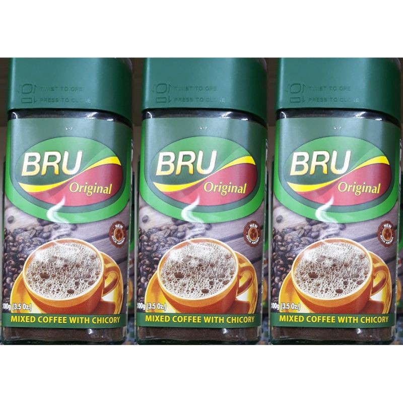 BRU Coffee Original ( Bottle) 100g Readystock | Shopee Malaysia