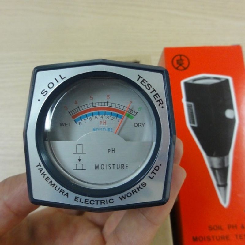Original Takemura Japan / China soil pH meter tester and temperature dm ...