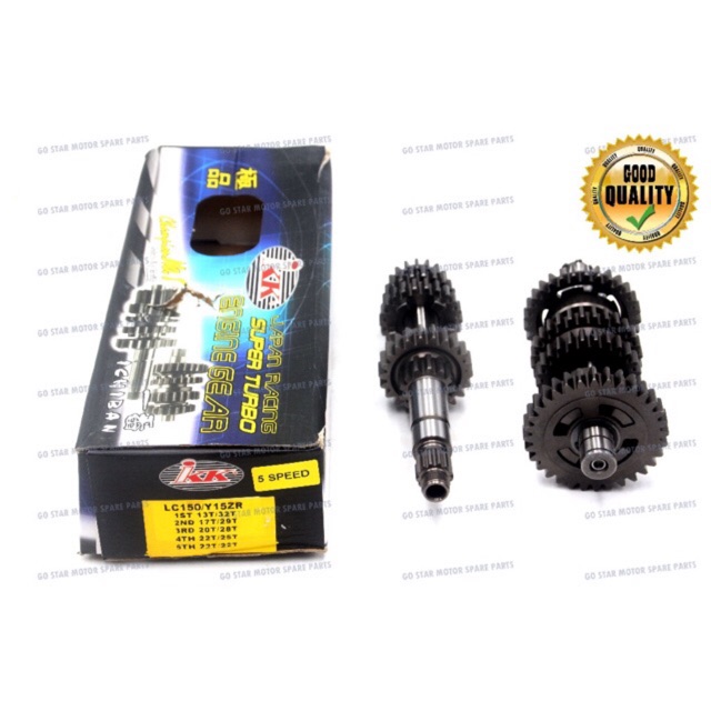 YAMAHA LC135 135LC LC135ES 5S / Y15 YSUKU Y15ZR RACING GEAR SET GEAR BOX RACING SET / RACING ...