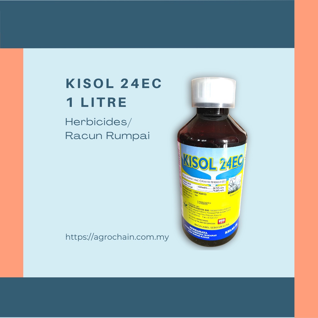 FARMCOCHEM - KISOL 24EC - 1 LITRE (RACUN RUMPAI/除草剂/HERBICIDES ...