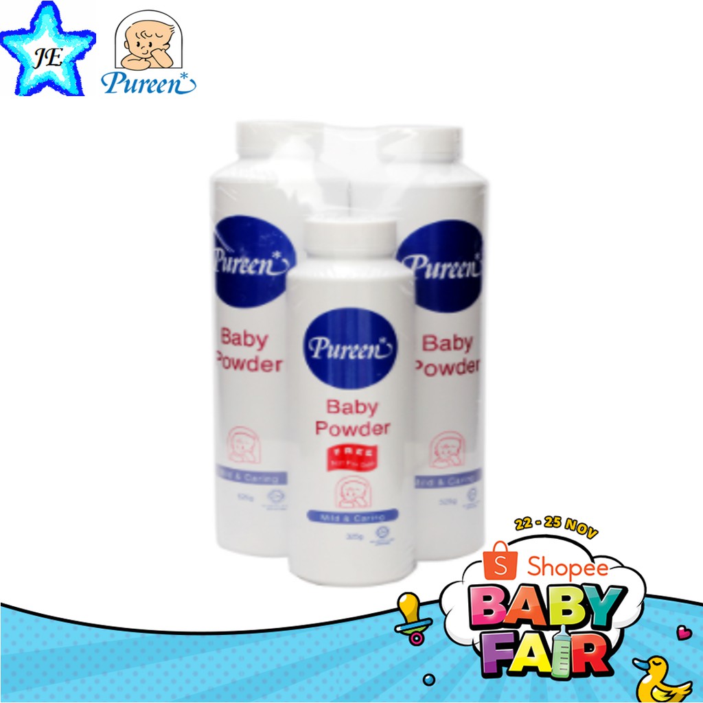Pureen Baby Powder Offer Pack 525g*2+325g | Shopee Malaysia