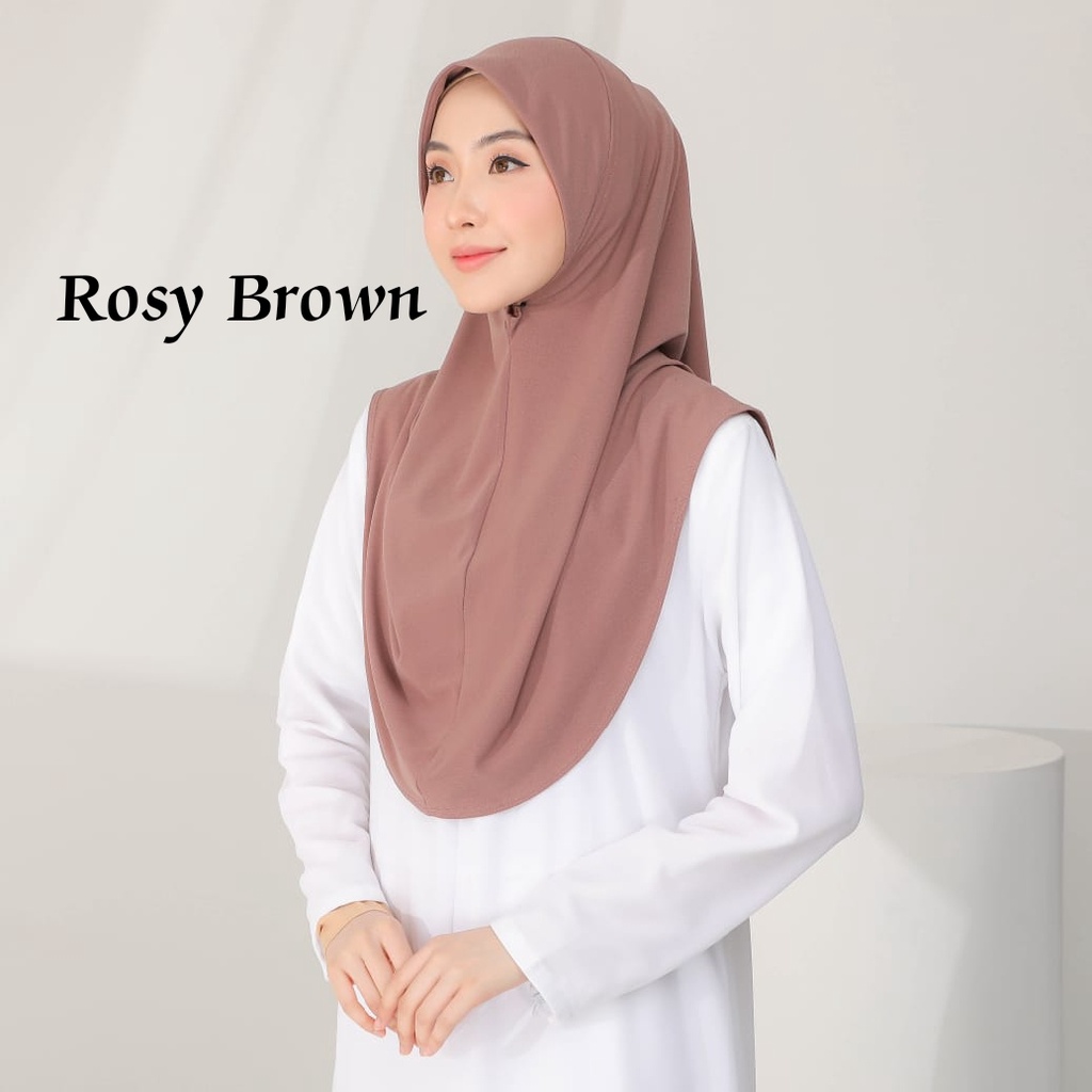 Tudung Sarung Moscrepe Sarimah Plain Instant READY STOCK SIZE M L | Shopee Malaysia