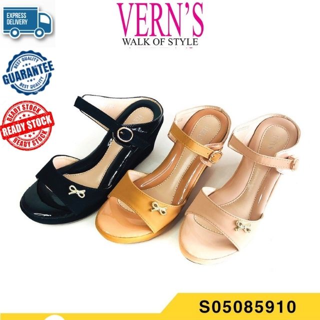 Vern's Ladies Wedges Flat Sandal S05085910 RM69.99 | Shopee Malaysia