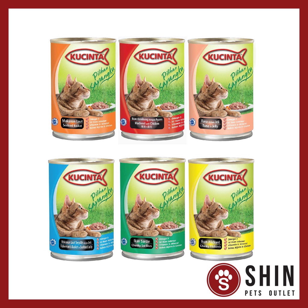 Kucinta Canned Food (Wet Cat Food) - 400G | Shopee Malaysia