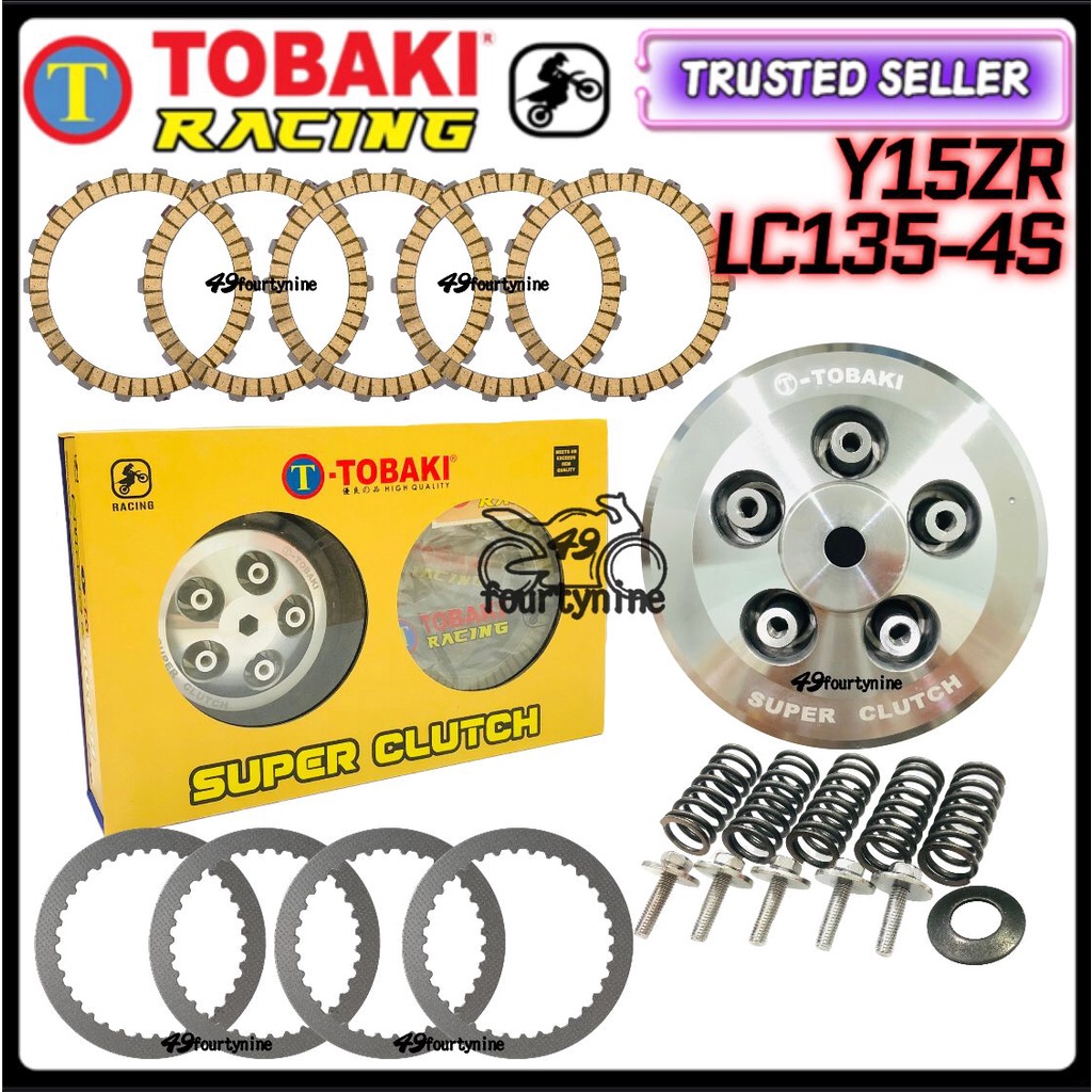 Y15 Y15ZR LC135 LC4S TOBAKI SUPER CLUTCH SET HYPER CLUTCH PLATE 5 SPRING | Shopee Malaysia