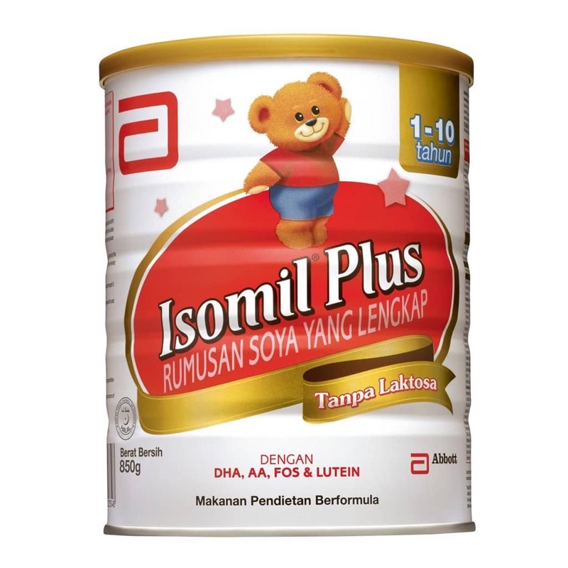 Abbott Isomil Plus 1-10 tahun 850g Exp 12/2024 | Shopee Malaysia