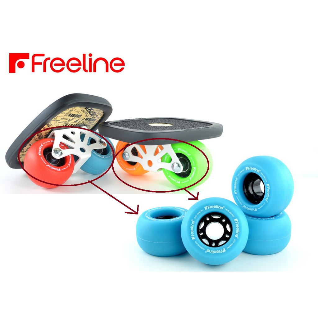 Freeline SKATE WOOD SQUARE GREEN CAKE (SUPER DURABLE, LIGHT AND GRIND ...