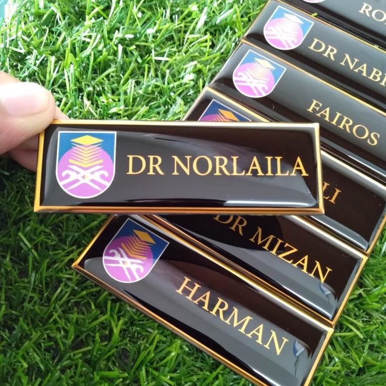 NAME TAG EPOXY ACRYLIC UiTM {NAK JAWI SILA BAGI TULISAN JAWI} | Shopee ...