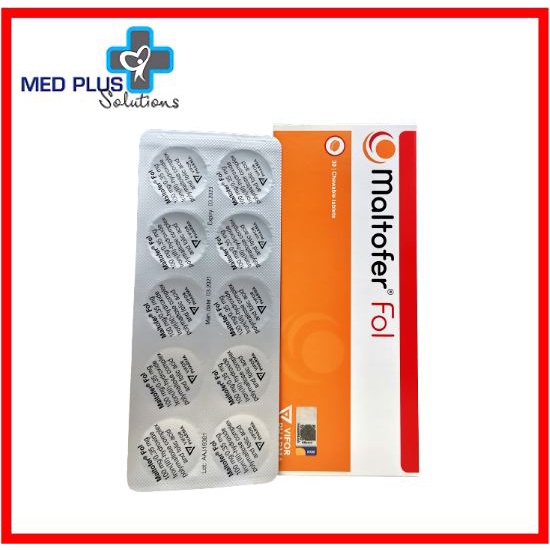 Maltofer Fol Chewable Tab 30's (Exp:11/2025) | Shopee Malaysia