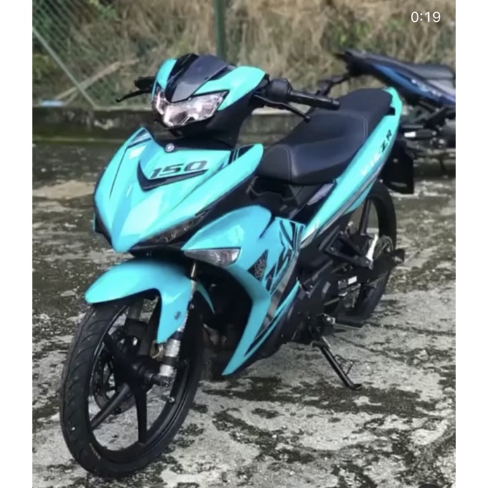 YAMAHA Y15 Y15zr V1 V2 Cover set stirke chrome black overlap 3D ...