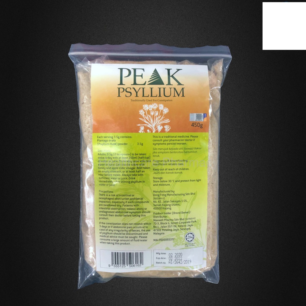 PEAK PSYLLIUM HUSK 450G | Shopee Malaysia